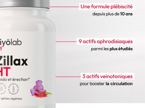 Stimulant sexuel homme, naturel et efficace, Zillax en gélule - Achat